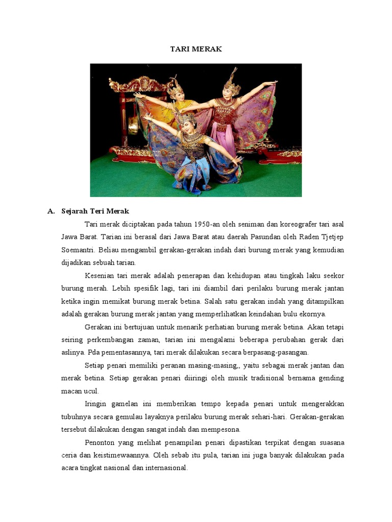 Tari Merak | PDF