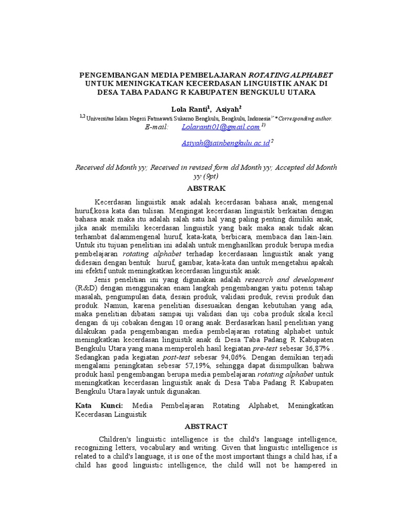 Jurnal Lola | PDF | Kesehatan Holistik