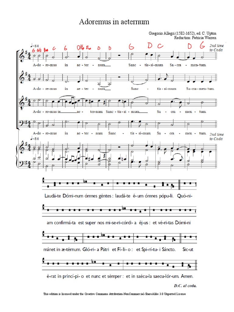 Adoremos in Aeternum | PDF