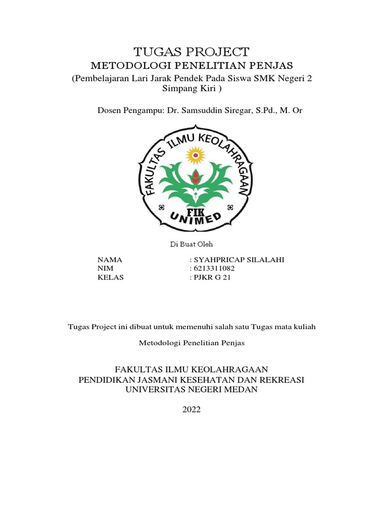 Tugas Projek Metopel | PDF