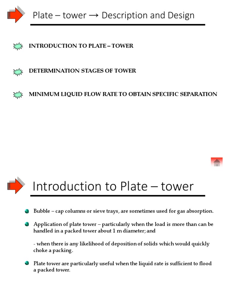Plate Tower Design & Analysis | PDF | Process Engineering | Chemistry