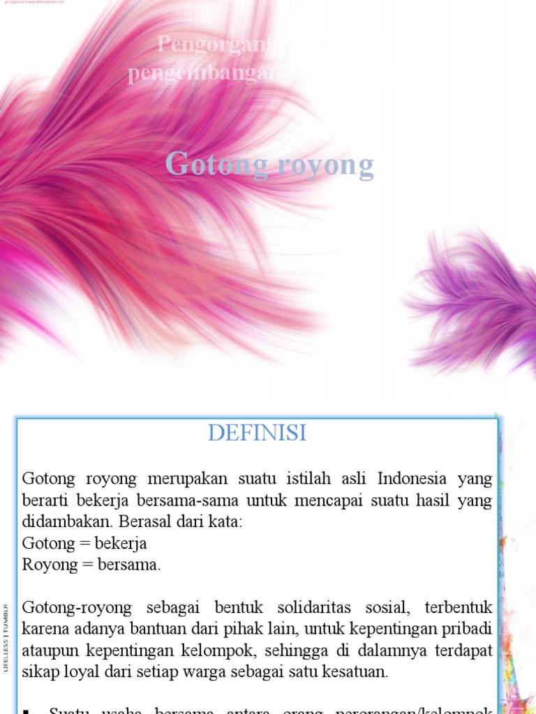 Gotong Royong PPT | PDF