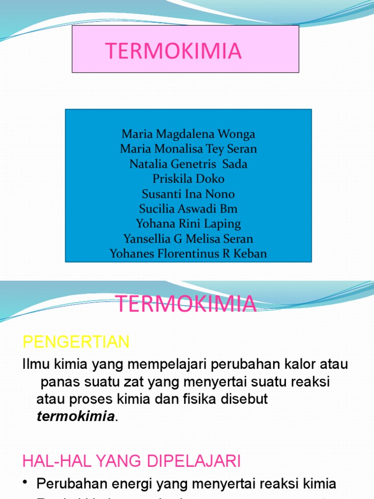 TERMOKIMIA | PDF