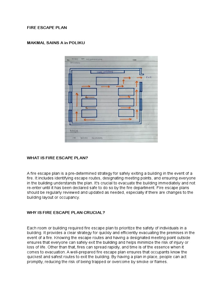 Fire Escape Plan | PDF | Art