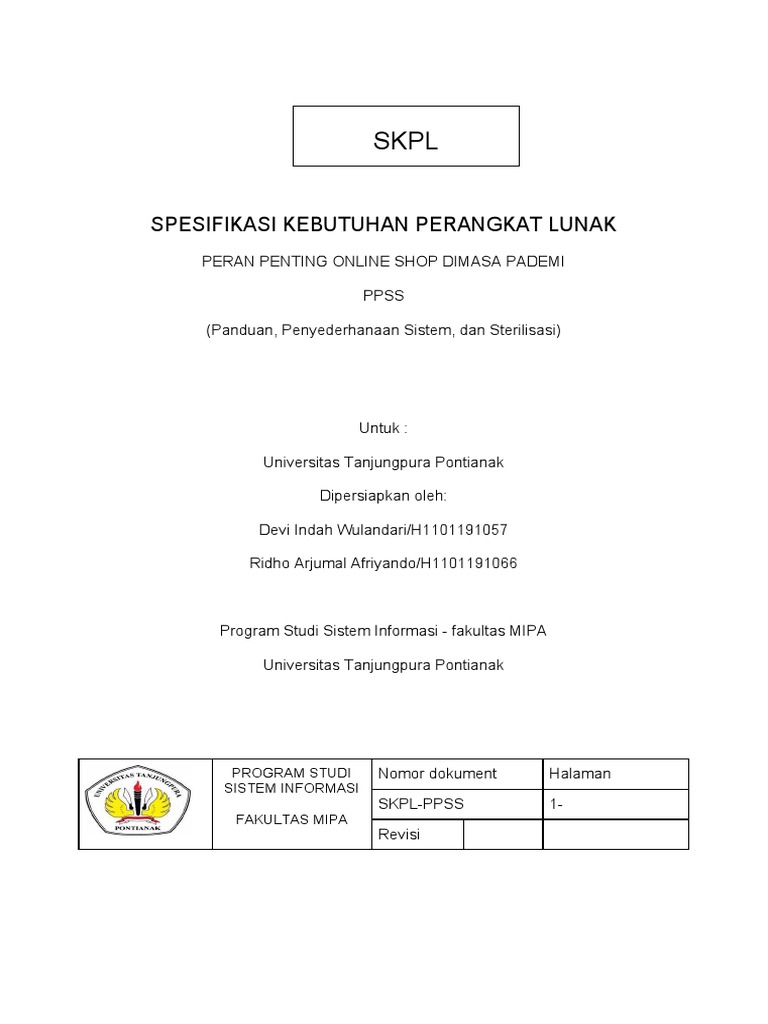 SKPL | PDF | Bisnis