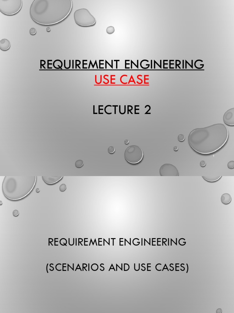 Lecture 2 - Use Case Diagram | PDF | Use Case | System Lecture 2 - Use Case Diagram | PDF | Use Case | System
