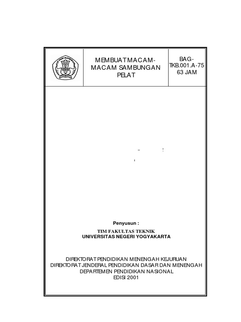Membuat Macam-Macam Sambungan Pelat | PDF Membuat Macam-Macam Sambungan Pelat | PDF