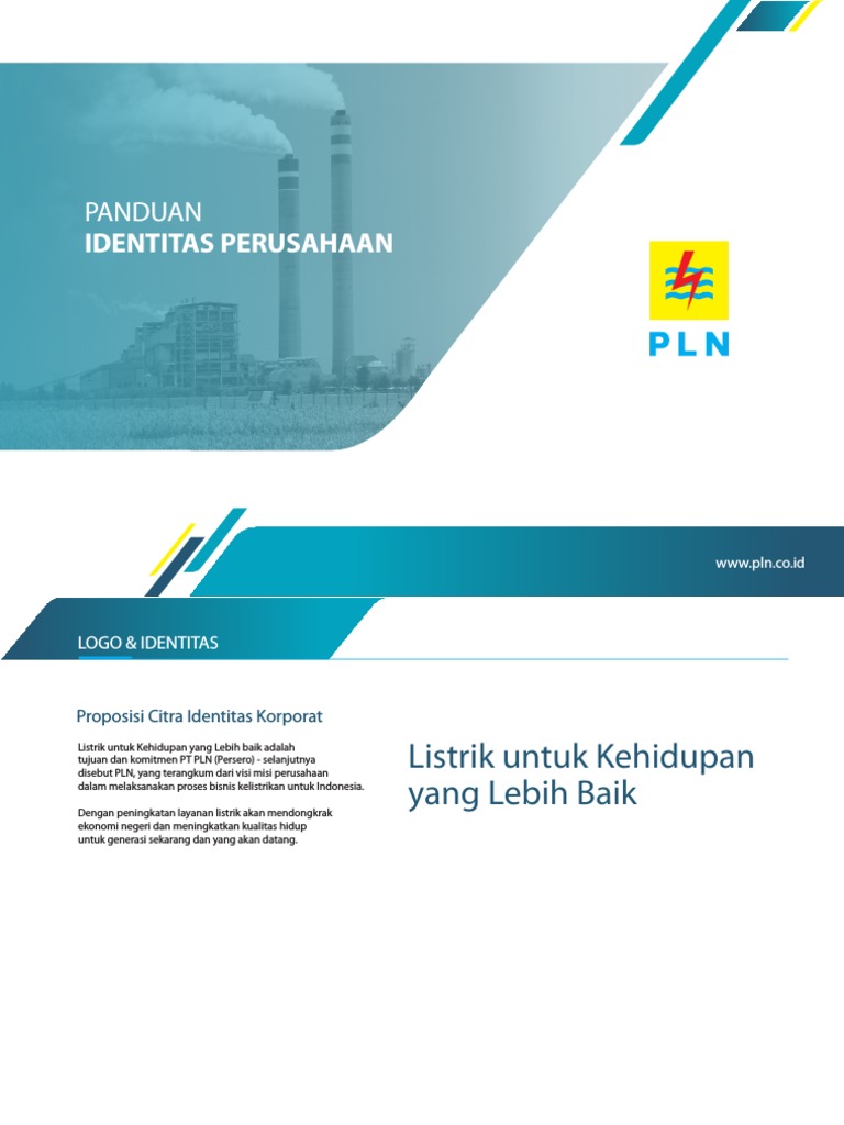 Panduan Identitas Korporat PLN | PDF