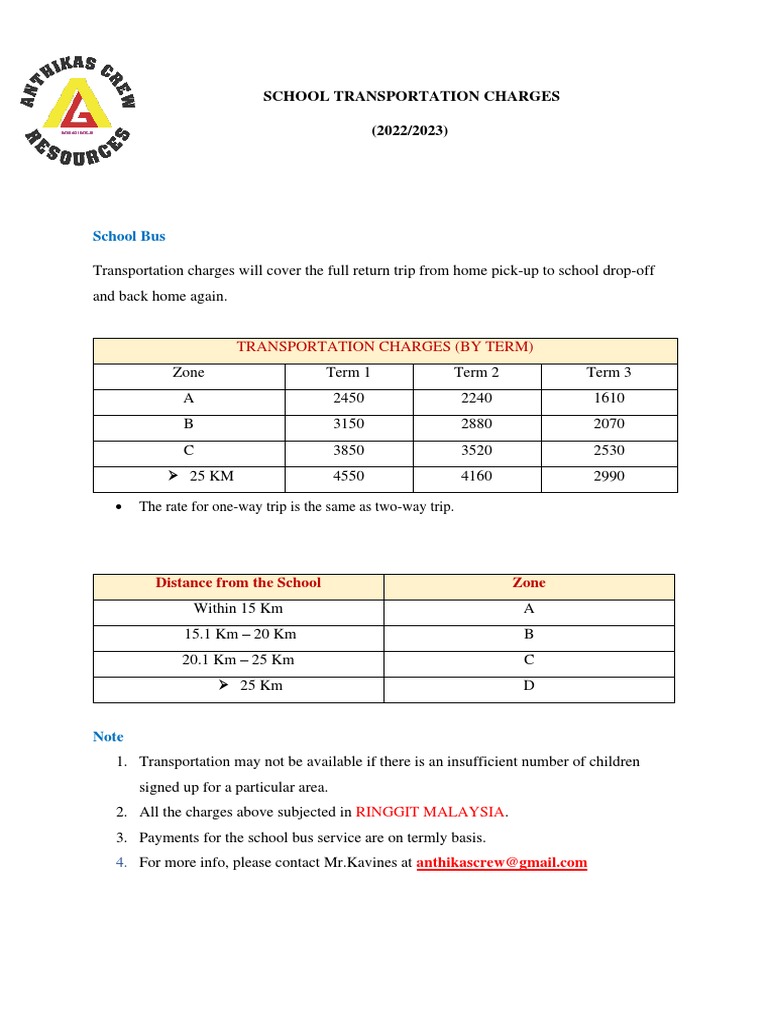 GEMS - SriKDU TRANSPORTATION CHARGES AY22 23 | PDF | Business | Service ... GEMS - SriKDU TRANSPORTATION CHARGES AY22 23 | PDF | Business | Service ...