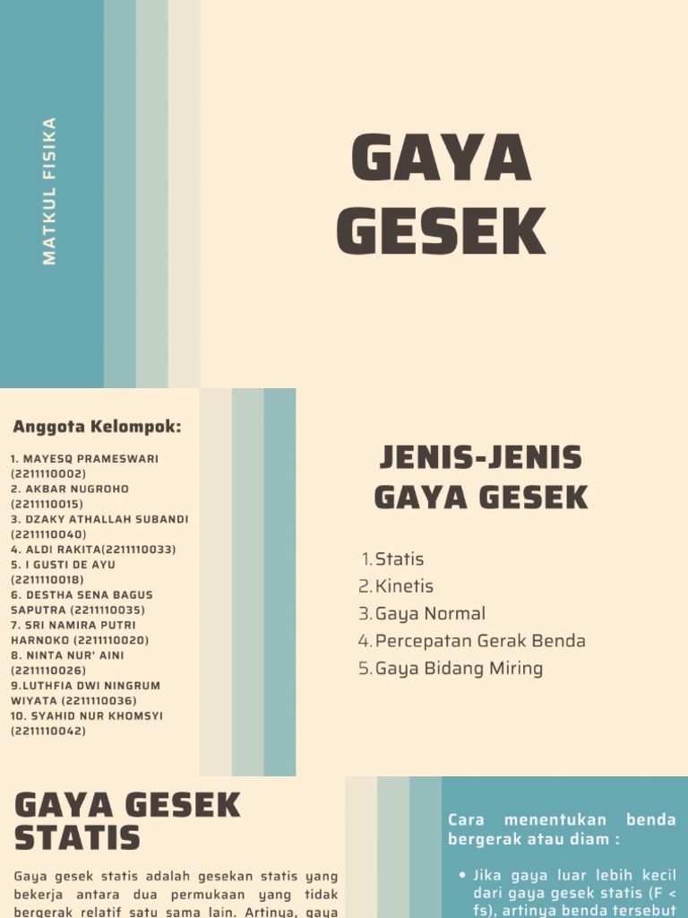 Gaya Gesek | PDF
