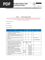 Bunkering Safety Checklist Guide | PDF | Diesel Fuel