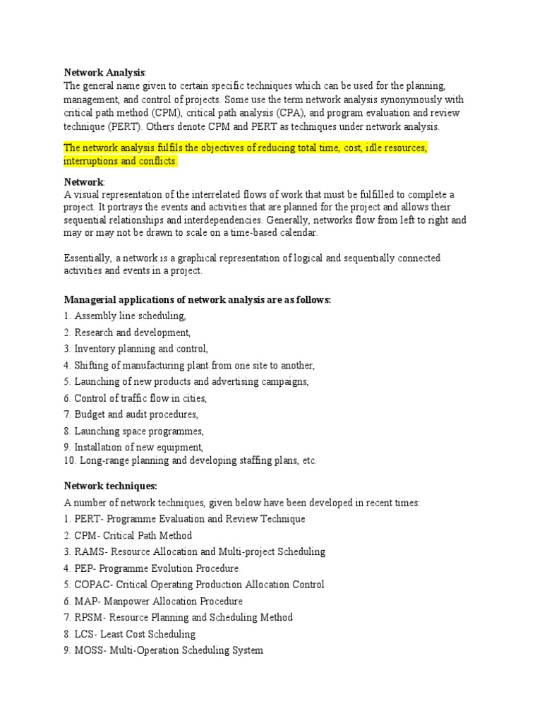 PCM Report-Network Analysis | PDF | Project Management | Applied Mathematics