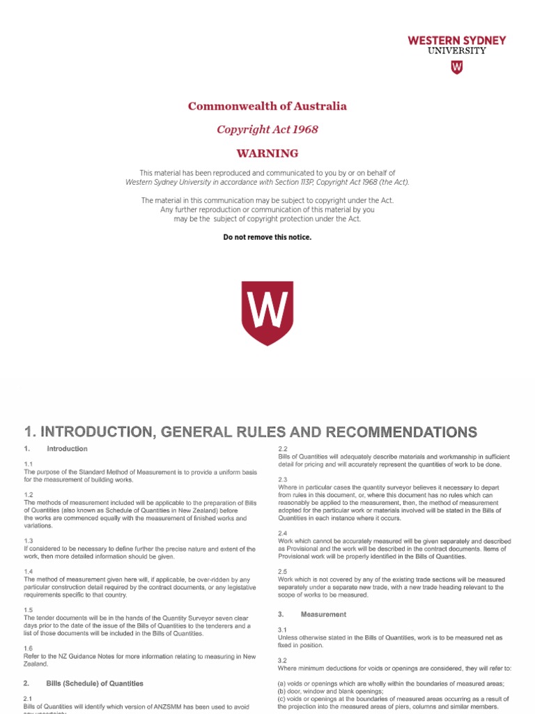 ANZSMM Section 1 - Introduction | PDF