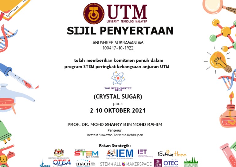 Crystal Sugar Certificate | PDF