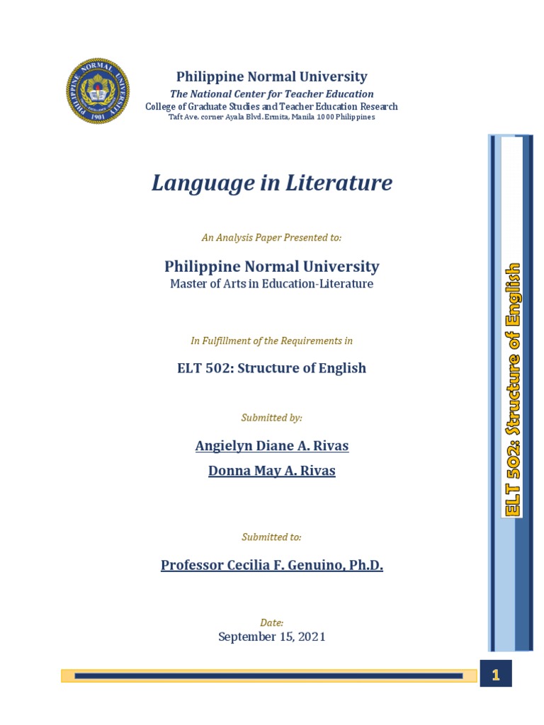 Rivas, Angielyn & Rivas, Donna - Final Paper | PDF | Verb | Morphology ...