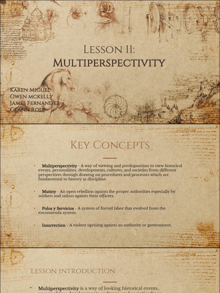 Lesson-11 Multiperspectivity | PDF | Philippines | Spanish Empire