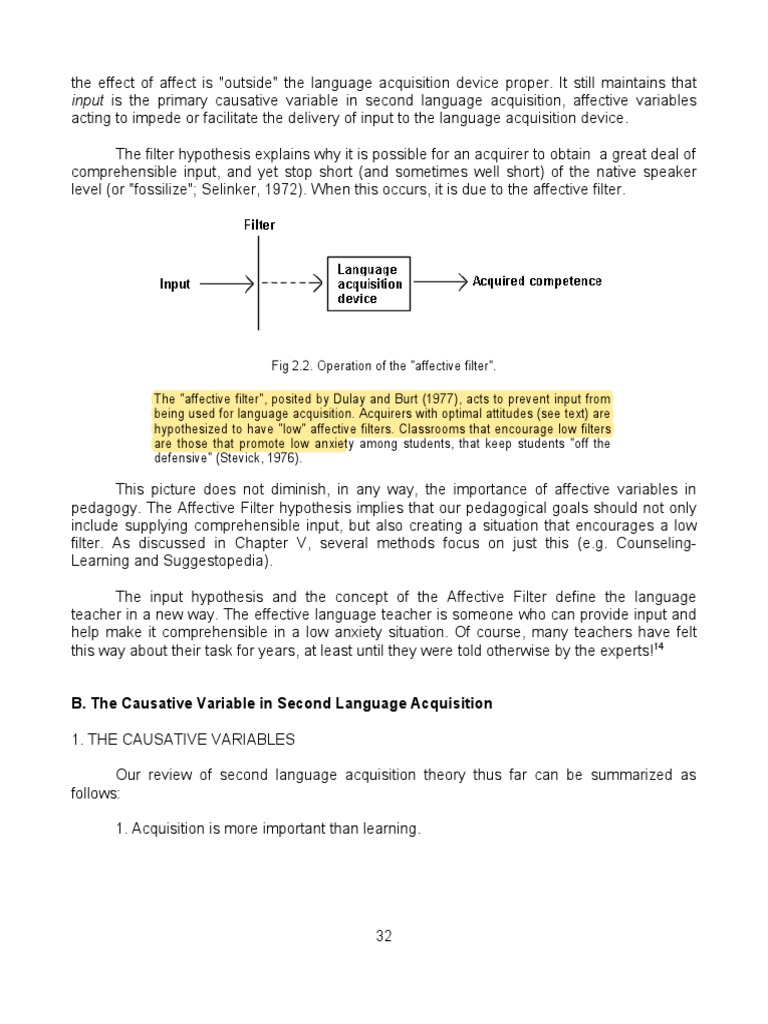 Causative Variables | PDF | Second Language Acquisition | English As A Second Or Foreign Language