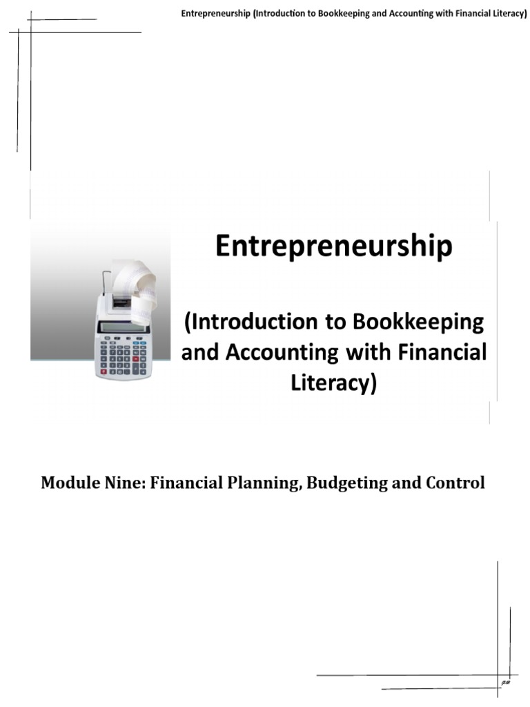 Entrep MODULE 9 | PDF | Budget | Expense