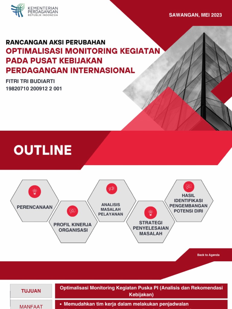 Presentasi Rencana Aksi Perubahan Rev | PDF