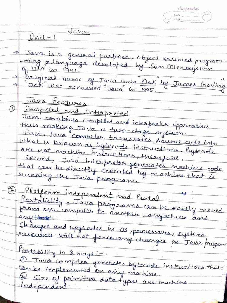 Java Unit 1 | PDF Java Unit 1 | PDF