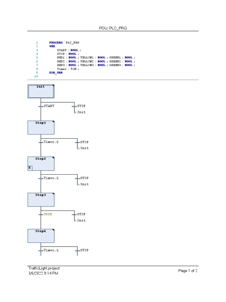 Traffic Light SFC | PDF