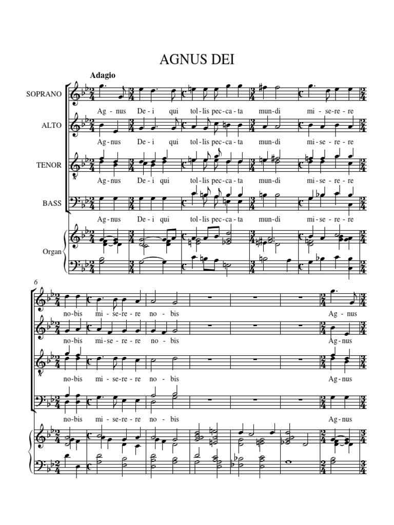 Agnus Dei PDF | PDF