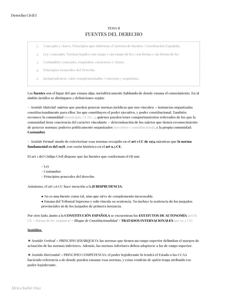 Tema 2 DC | PDF | Caso de ley | Estatuto