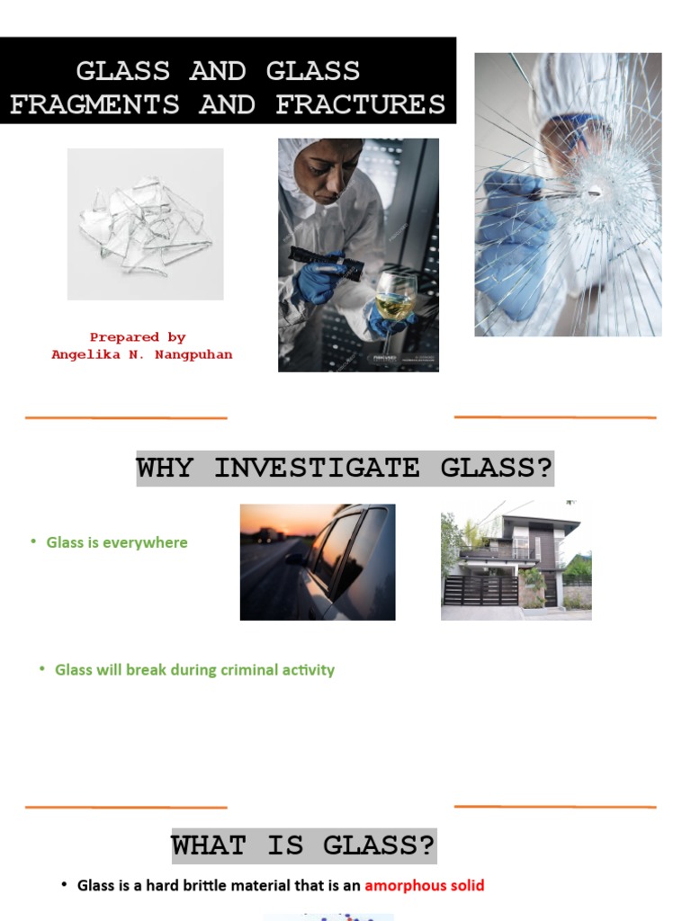 Types and Patterns of Glass Fractures | PDF