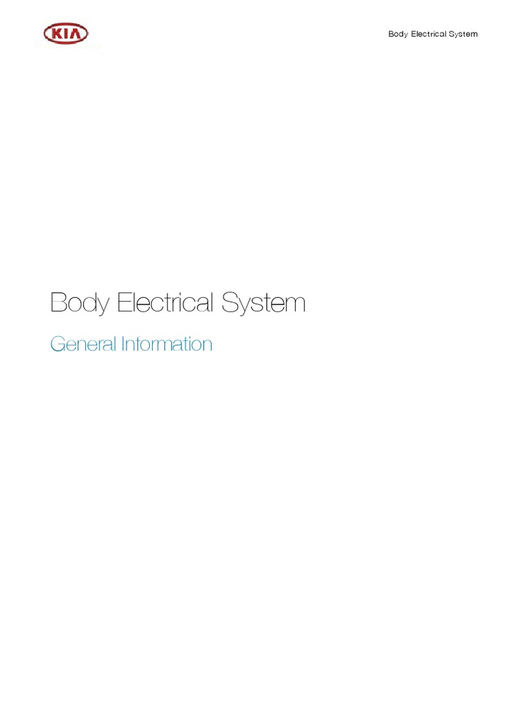 15 Body Electrical System Kia | PDF | Fuse (Electrical) | Electrical ...