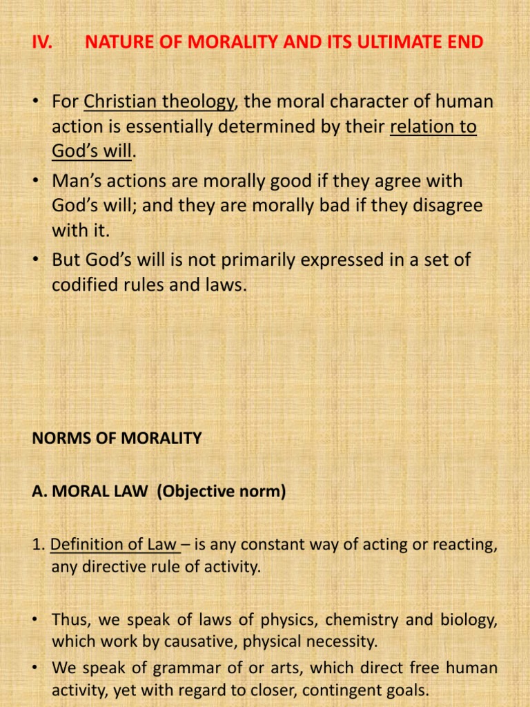 Norms of Morality | PDF | Conscience | Natural Law