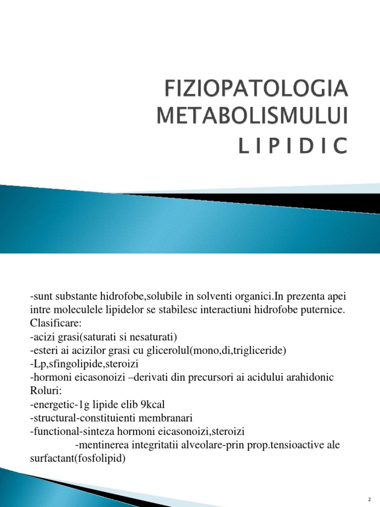 3.metabolismul Lipidic | PDF