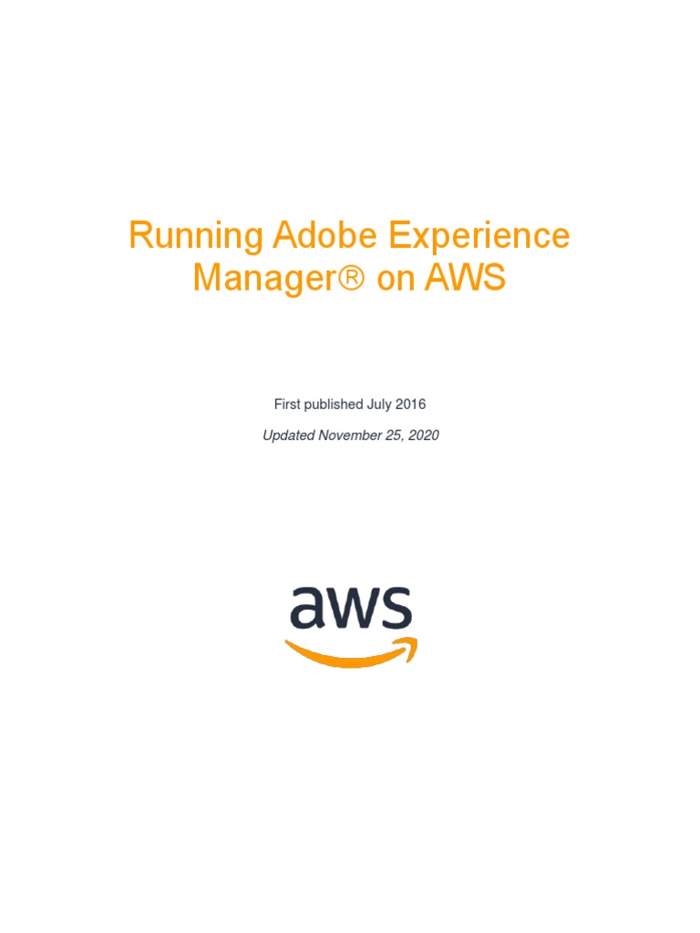 Adobe AEM On AWS | PDF | Amazon Web Services | Cloud Computing