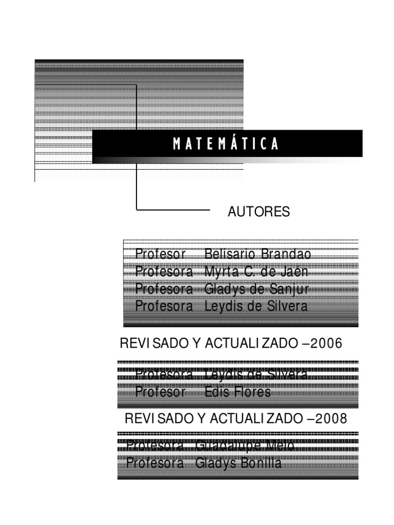 Matematica Conocimientos Basicos 2020 (1970) | PDF
