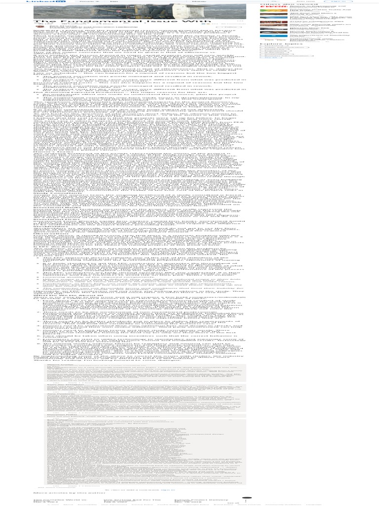 The Fundamental Issue With Failed Mining Projects | PDF | Risk | Investment Banking