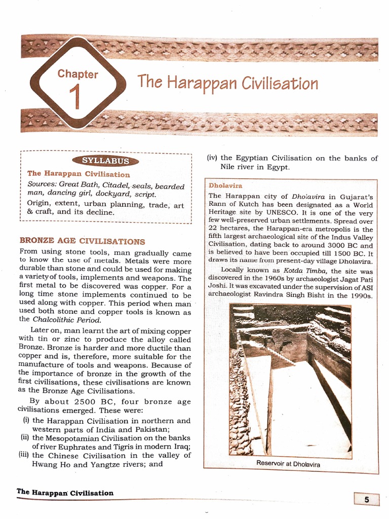Harappan Civilization - Markings-2023-24 | PDF