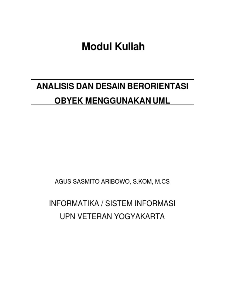 Modul Kuliah Chapter 1-2 | PDF