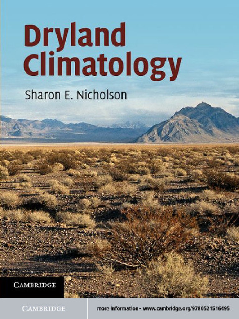 Sharon E. Nicholson - Dryland Climatology-Cambridge University Press (2011) | PDF | Desert | Climate