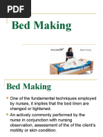Bed Making Procedures and Guidelines | PDF | Bed | Bedding