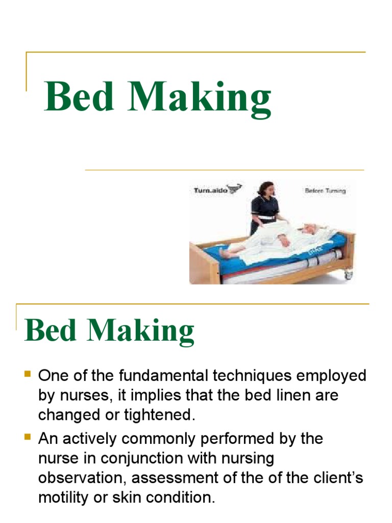 Bed Making | PDF | Wellness