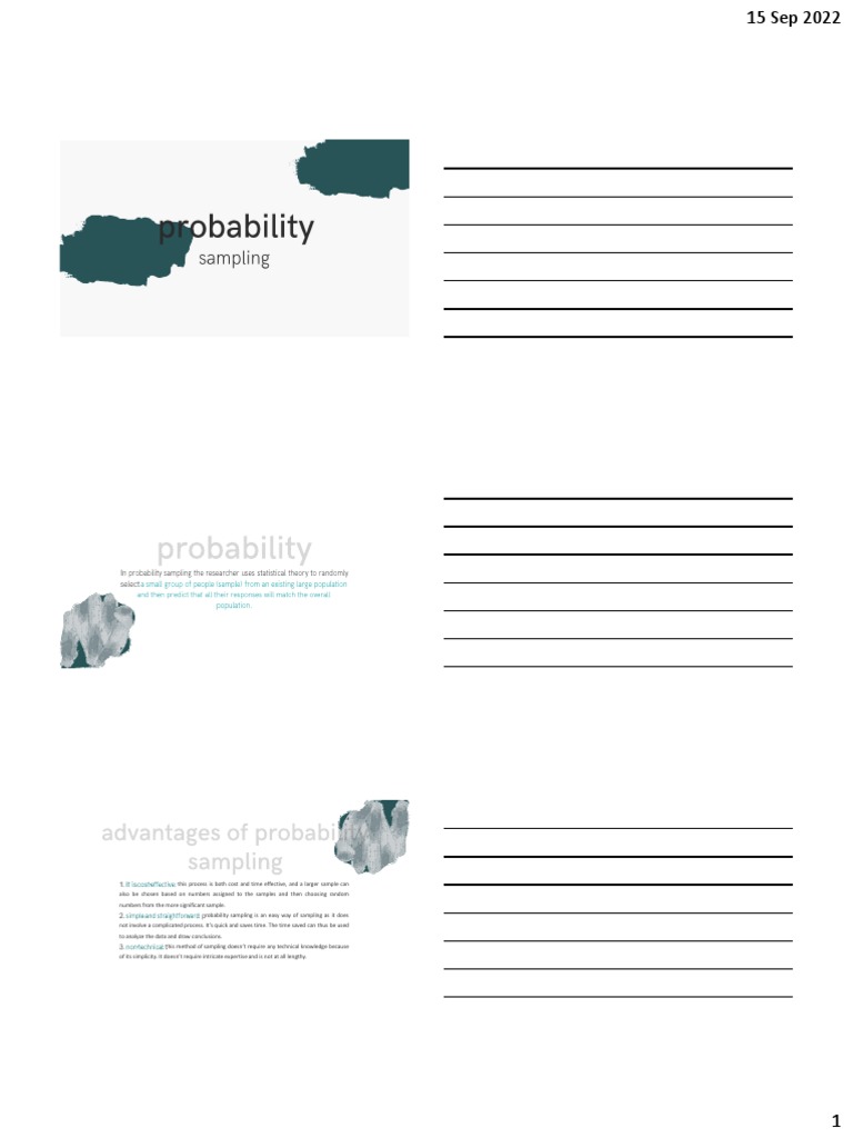 Module 3 - Sampling Methods | PDF