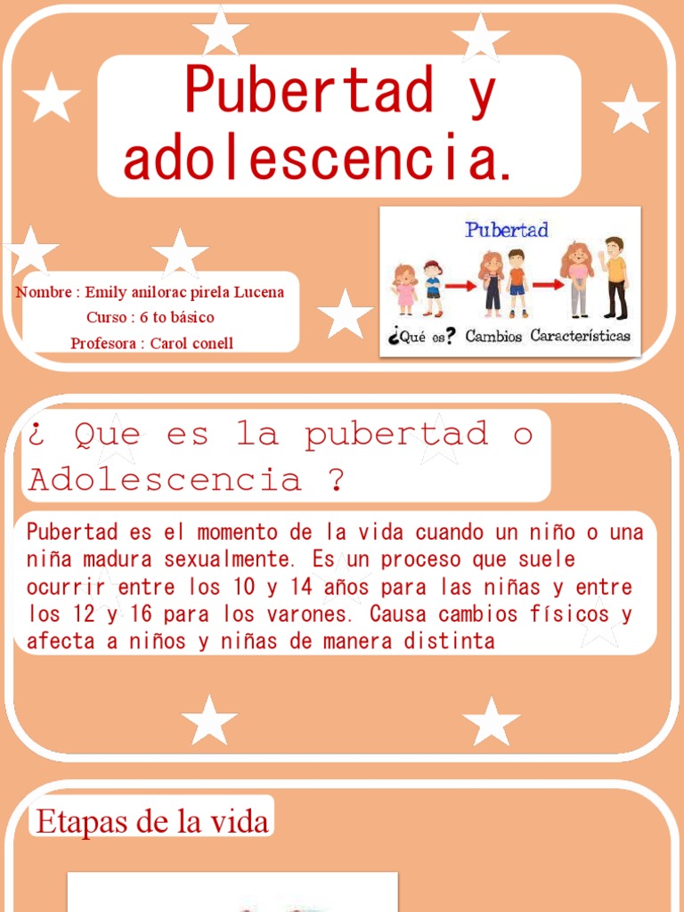Cambios en la Pubertad y Adolescencia | PDF | Adolescencia | Pubertad