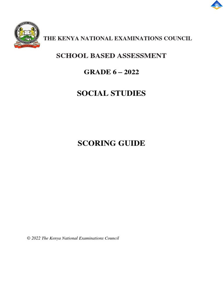 SST 1 20220826084859262RegularRubricMarkingScheme | PDF