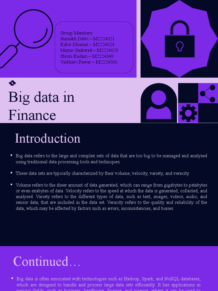Big Data in Finance | PDF | Big Data | Data