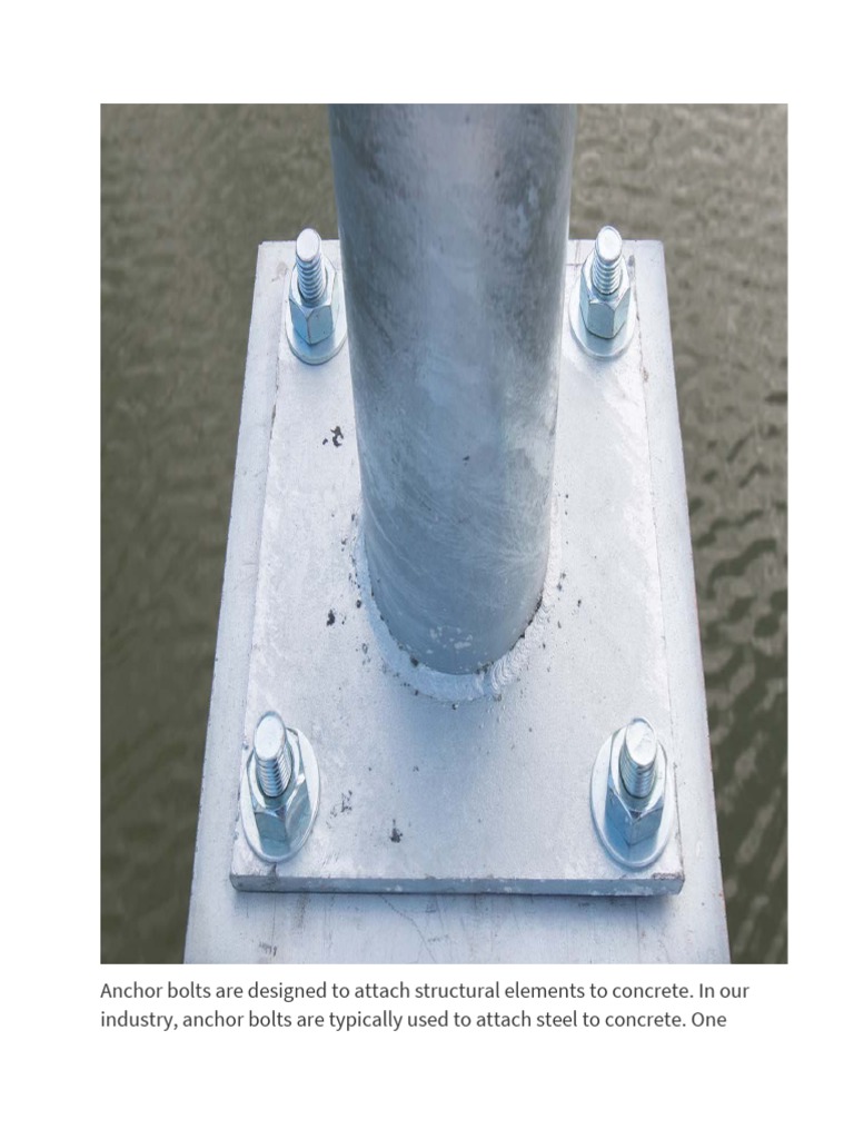 Structural Anchor Bolts Guide | PDF