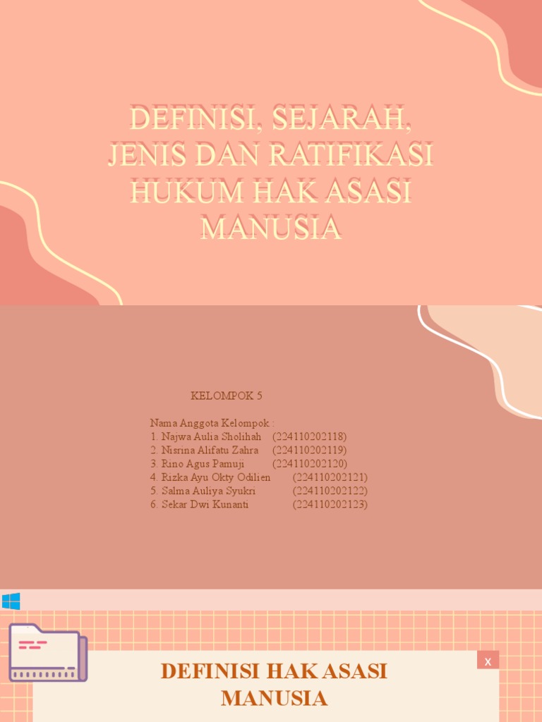 Kel. 5 HAM Dan Ratifikasi | PDF