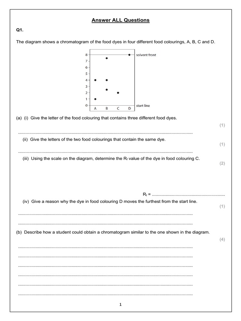 Paper 2C | PDF | Ion | Chemical Reactions