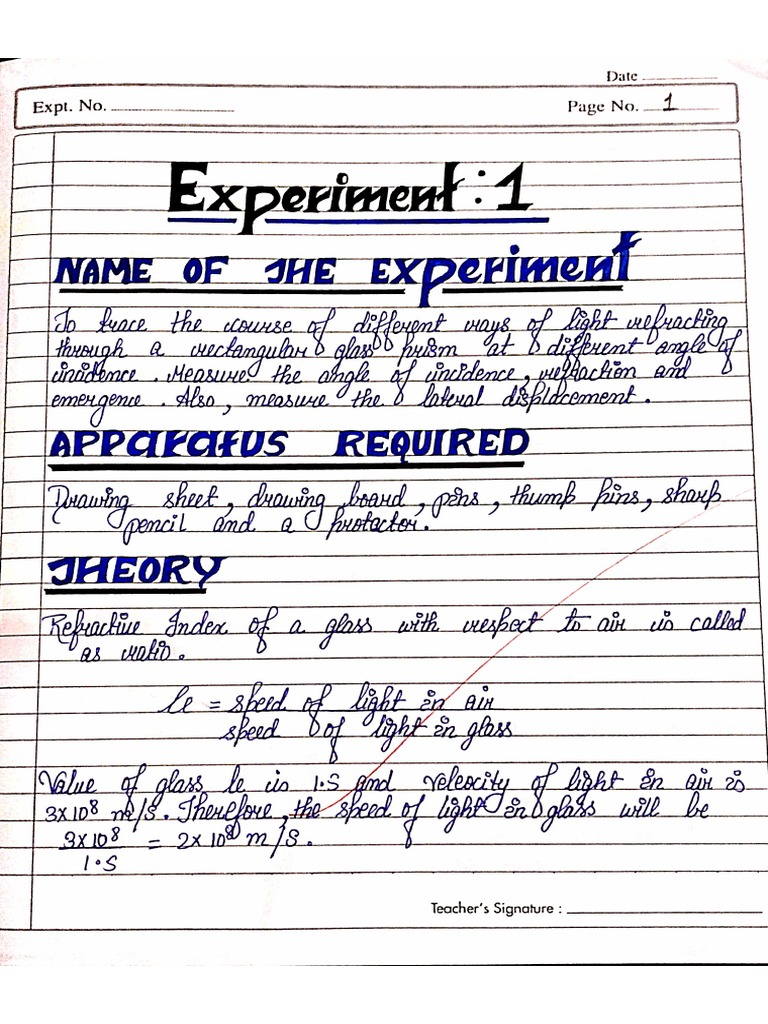 Class-X Physics Project Work | PDF