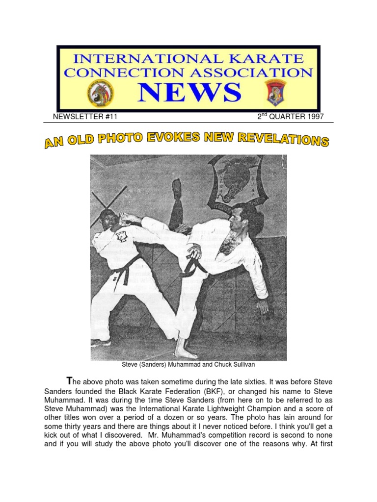 Steve Muhammad: Mastering Distancing in Karate | PDF | Language Arts ...