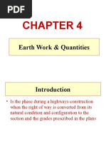 CHAPTER 5 Earth Work Quantity and Mass Haul Diagram. | PDF | Road | Area