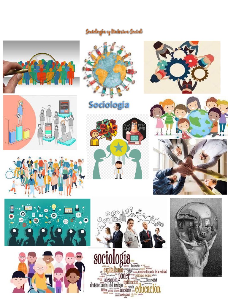 Collage Sociología y Dinámica Social | PDF | Ciencia y matemáticas ...